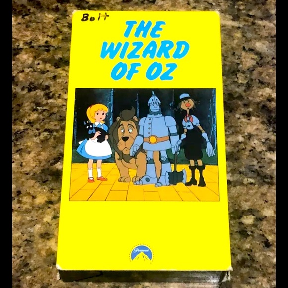 Disney | Media | He Wizard Of Oz 983 Vhs Animated Cartoons Paramount ...